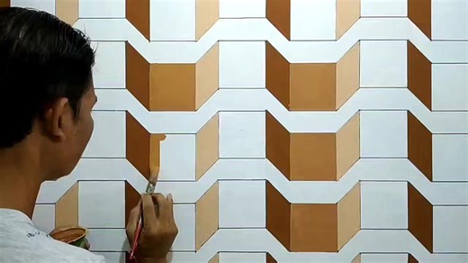 545K views · 21K reactions | Tutorial desain cat dinding #painting #cattembok3D #art #howtodraw | YR PRO Kreatif | Facebook