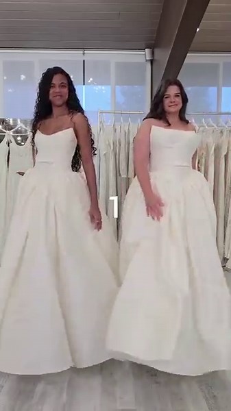 Basque Waist Wedding Dress - First or Second