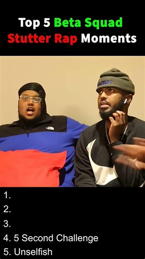 top 5 beta squad stutter rap moments #betasquad #top5