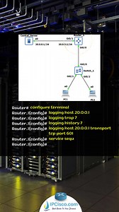 Cisco SYSLOG Configuration..! | Quick Configs | IPCisco.com . Cisco SYSLOG Config: https://ipcisco.com/lesson/syslog-configuration-cisco/ . #networking #cisco #networksecurity #cisconetworking #networkengineer #syslog #networkattacks #ccna #networkengineer #ccnp #ccnpencor #ccie #ciscocertification #network #newtech #networkadmin #ciscoacademy #networkdesign #networkcourse #datacenter #informationtechnology #itcertification #computernetworks #cybersecurity #ipcisco | Ipcisco