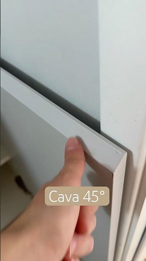 Have you ever seen this type of recessed handle? It's super functional and easier to clean!! #handle