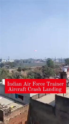 Indian Air Force Trainer Aircraft Makes Crash Landing | Times of Islamabad