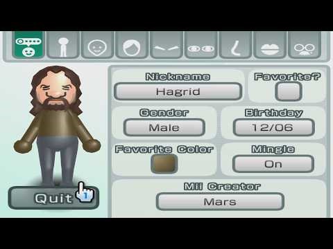 Hagrid - Harry Potter - Mii 3606