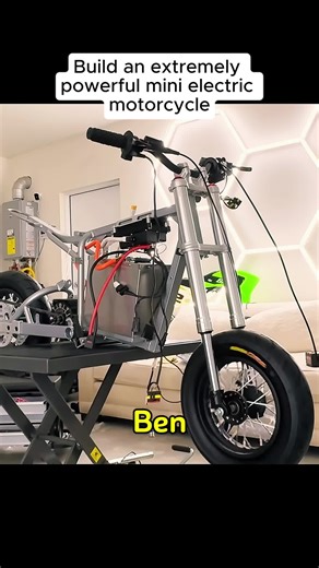 Build Your Own Powerful Mini Electric Motorcycle