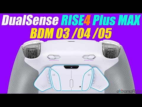 eXtremeRate PS5 RISE4 Plus MAX Remap Kit Plastic Version for BDM 030 040 050 Installation Guide