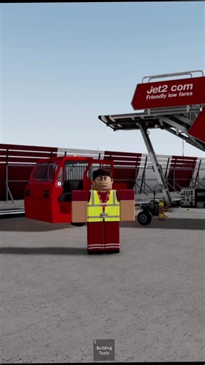 Day in the life as a Jet2 Ground Handler! #jet2 #roblox #roaviaton #737 #airstep