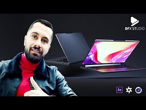 How to create a 3D Laptop Promo Cinema 4D, Octane Render, Afte Effects