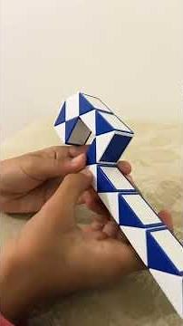 Magic snake: how to make a chair.(24 pieces).