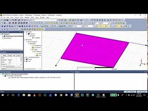 Rectangular microstrip patch antenna using ANSYS Electronics Desktop suite