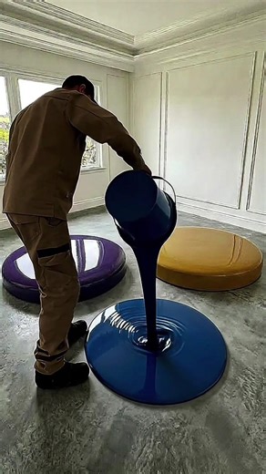 purple blue Luxurious bedroom with emerald epoxyflooring 💖✨ #epoxy #epoxyfloor #floor #resinfloor