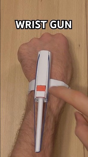 EASY PAPER WRIST GUN STEP BY STEP | HOW TO MAKE WRIST GUN WEAPON TUTORIAL ART