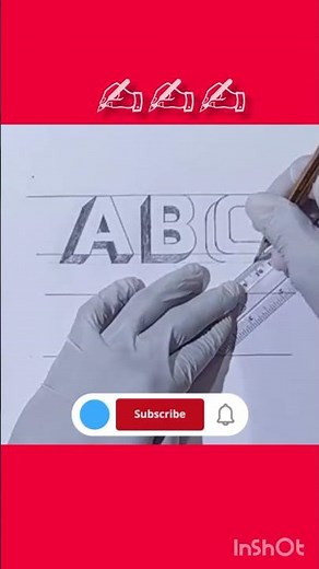 How to Draw 3D Block Letter C #art #3dletters