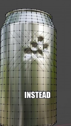 How To Make a Perfect Diamond Pattern on a Can in Blender!