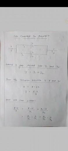 Derivations Current Electricity | Class 12 | Physics|Notes|PDF| CBSE Board Exam 2024| #class12