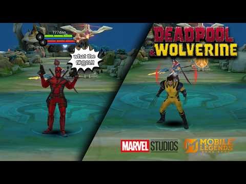 DEADPOOL & WOLVERINE | ROGER CUSTOM SKIN SHOWCASE | MLBB X MARVEL