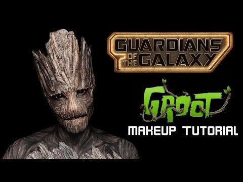 Groot - Guardians of the Galaxy Makeup Tutorial!