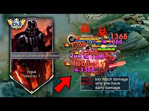 ARGUS NEW HIGH RANK BUILD AND EMBLEM 2024!! (auto winstreak🔥)