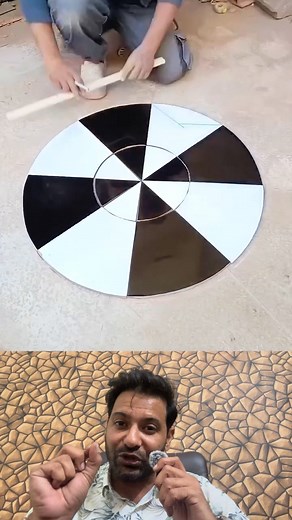 How beautiful he design 3d with tiles | Travel with Bonnie