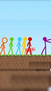 Parkour Challenge Part 1 | Animation vs Minecraft #Shorts | Alan Becker