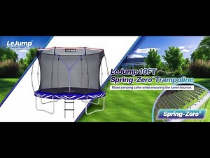 LeJump 10FT Lightning-Y Springless Trampoline Installation Instruction