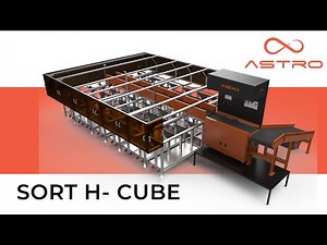 ASTRO Sort H - Cube | Sort To Bag Horizontal Astro | H configuration | 48 Bag Destinations