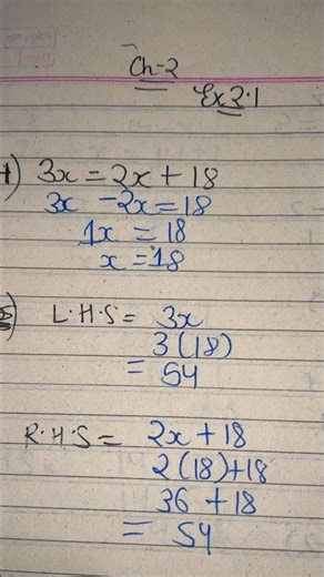 Class 8 th ch 2 ex 2.1 Q1 part 1 😊🌸