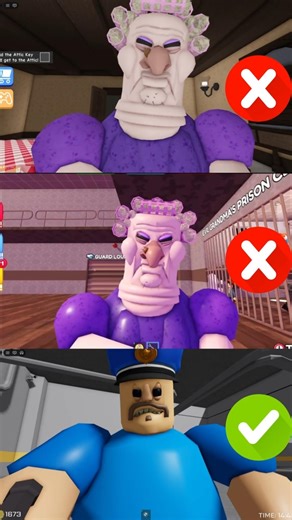 Roblox – GRUMPY GRAN VS BARRY'S PRISON RUN | Who Will Survive? #roblox #shorts