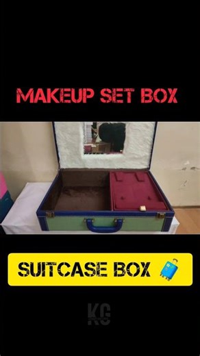 Makeup set box Suitcase Box #konofigiftbox #craft #diy #makerbox #giftpackaging #pinkbox #special