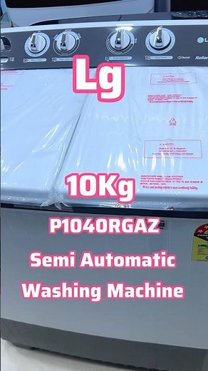 Lg 10kg semi automatic washing machine 2025