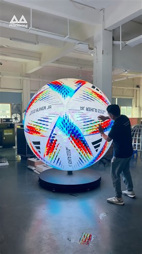 Milestrong LED Display on Instagram: "A large sphere LED display transforms space into a truly immersive visual centerpiece🌐✨ With seamless curvature and fully customizable design, it delivers dynamic content from every angle — ideal for exhibitions, landmarks, and creative installations where impact matters. 😊For inquiries or more info, pls contact us for the best services. 📫E-mail: admin@mile-strong.com 📞WhatsApp: +86 151 1106 7653 🌐https://www.mile-strong.com/ #MileStrong #leddisplay #le