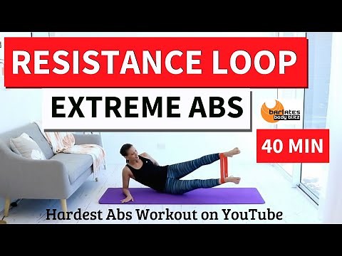 40 MIN Resistance Loop Abs & Core Workout | Loop Extreme Pilates | Barlates