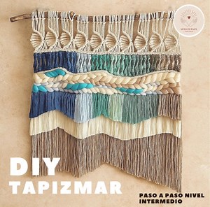 Boho Macrame Tapestry PDF Pattern | Digital Macrame Pattern in Spanish | DIY Wall Hanging | Macrame - Etsy Canada