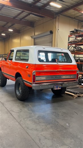There’s something a little different (and orange) in the shop today with ICON upgrades for Bill’s 1972 K5 Chevy Blazer. _ #iconvehicledynamics #iconequipped #chevrolet #k5 #k5blazer | ICON Vehicle Dynamics