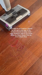 If I answer my emails and banish every stubborn stain in sight, that’s called multitasking, right? 🤷‍♀️ #9to5 #WFH #cleaningbreak #procrastination | Shark Home UK