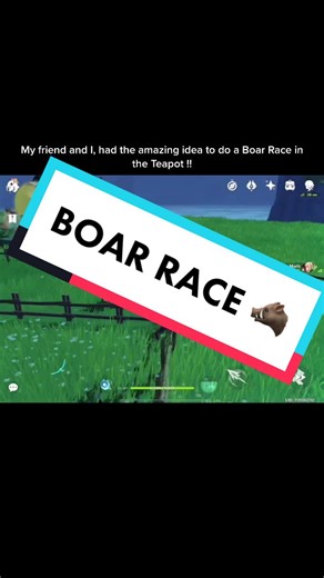Boar Race in Genshin Impact Teapot with Friends