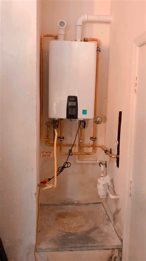 Never run out of hot water again. 🔥🚿 Today we swapped a bulky tank for a sleek, high-efficiency tankless system—clean install, code-compliant venting, isolation valves, test & flush. Ready for long showers and lower standby loss. Need one at your place? Save until the end of the year with up to $1500 off in rebates! #rtolsonplumbingheatingandair #TanklessWaterHeater #Tankless #EndlessHotWater #Plumbing #PlumbingLife #PlumbingPros #WaterHeater #HomeComfort #EnergyEfficient #HomeImprovement #HVA