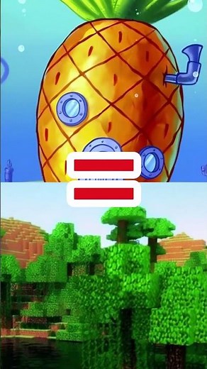 Blockapple 🍍🟩 | SpongeBob House x Minecraft Mashup