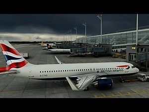 MSFS Full Flight in 4K HDR Ultra settings | Munich - London | British Airways A320