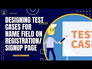 Designing test cases for the NAME field on Registration/Signup page || ‪@reachtechandmore‬ #testing