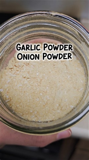 Homemade Garlic & Onion Powder