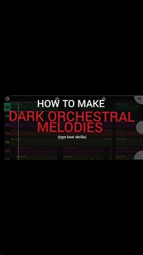 HOW TO MAKE DARK ORCHESTRAL MELODIES IN FL STUDIO MOBILE 😱🎻🎷🎹 #shorts #flstudio #fyp