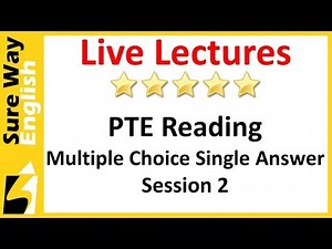 PTE Reading Multiple Choice Single Answer Practice Questions Set 2