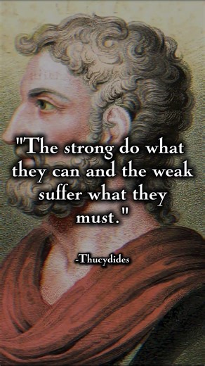 The Cruel Logic of Power. #Philosophy #Thucydides