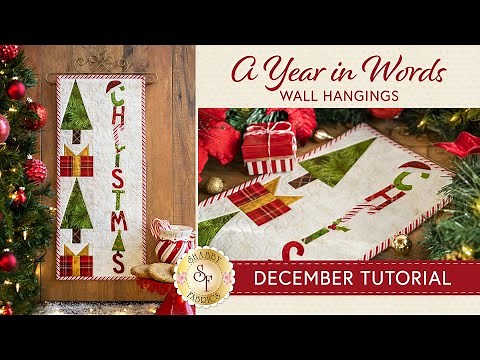 How to Make a Pieced Tree and a Pieced Gift Block | a Shabby Fabrics Tutorial