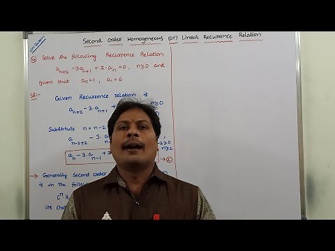 EXAMPLE PROBLEM - 4: SOLVING SECOND ORDER HOMOGENEOUS RECURRENCE RELATION | RECURRENCE RELATION |