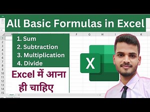 Excel Made Easy: Learn Basic Formulas and Excel Basics in Hindi