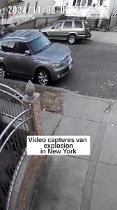 Video captures van explosion in Queens, New York: | NBC News