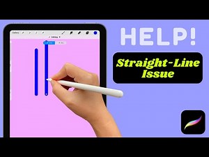 Straight Lines Not Working in Procreate | Troubleshooting for Beginners