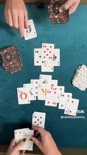 How to Play Pyramid Race Players are racing to remove all of the cards from their pyramid first. Each player has their own deck of cards with the jokers removed. Deal a pyramid of 7 rows of face up cards beginning with one card at the top in row one, two cards in row two overlapping row one, and so on till you have dealt the 7th row of seven cards. The remaining cards form each players stockpile. Players remove cards from the pyramid by pairing 2 cards that add up to 13 together. (Ace Queen, 2 J