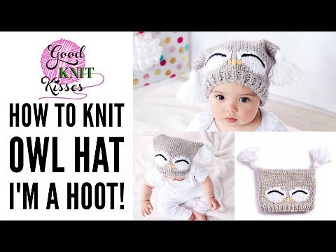 How to Make a Knit Owl Hat